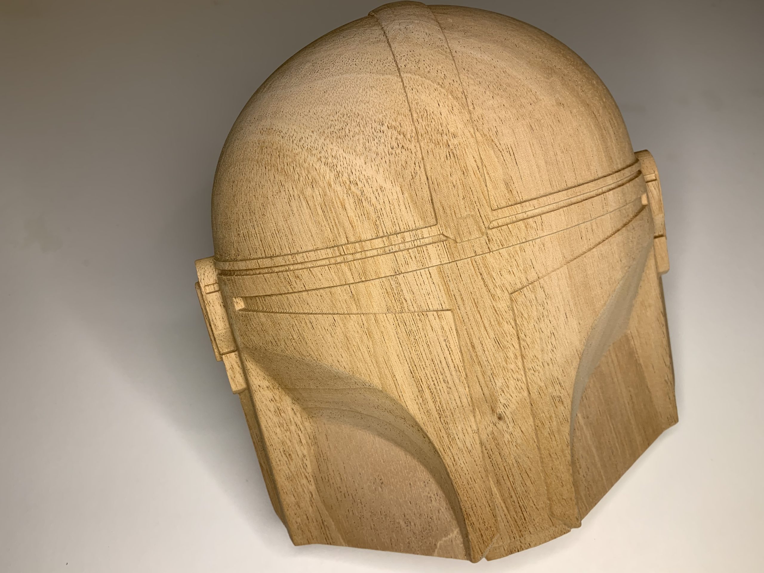 The Mandalorian Helmet | This is the way | Star Wars | Wood carving ...