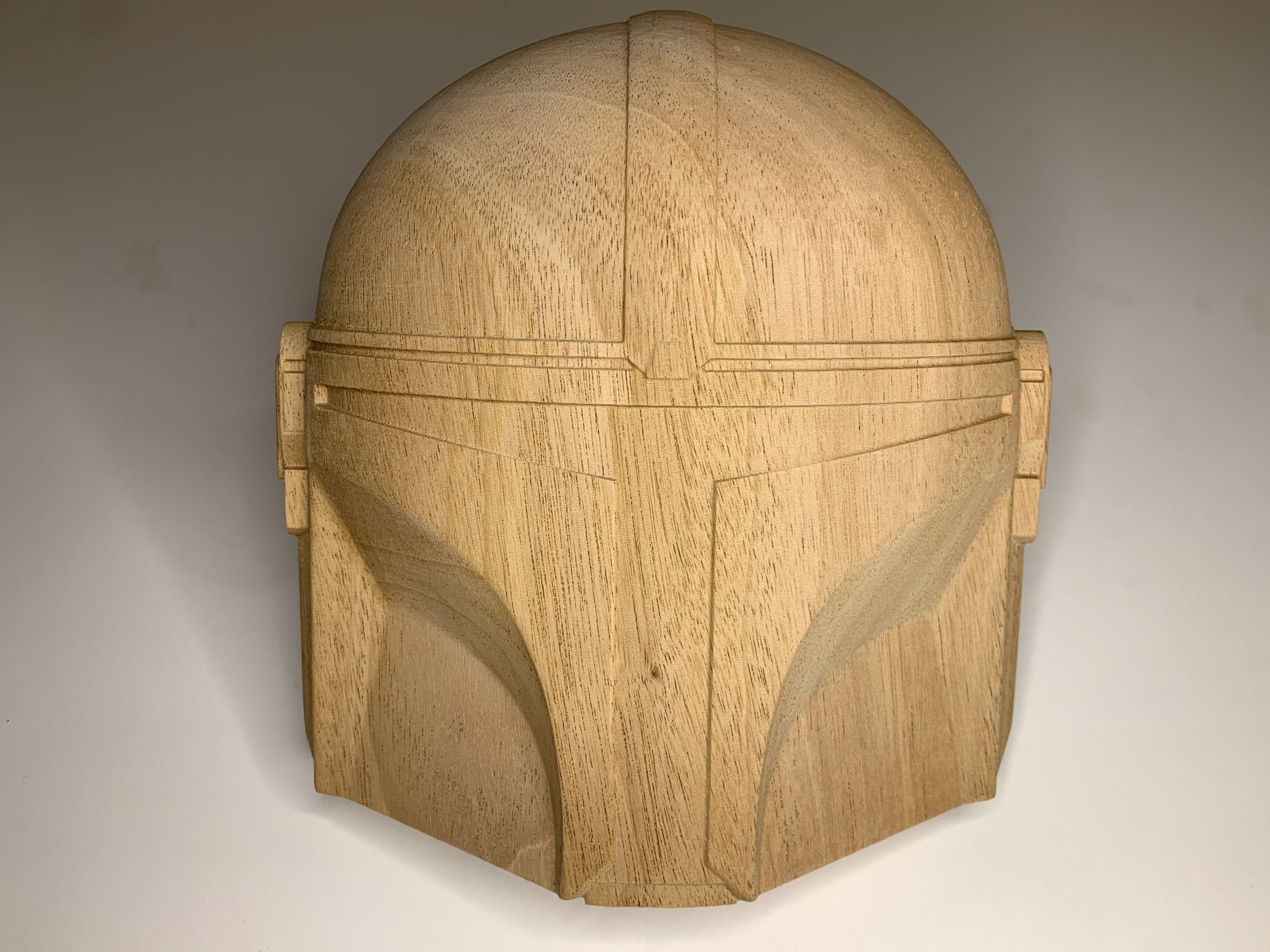 The Mandalorian Helmet | This is the way | Star Wars | Wood carving ...